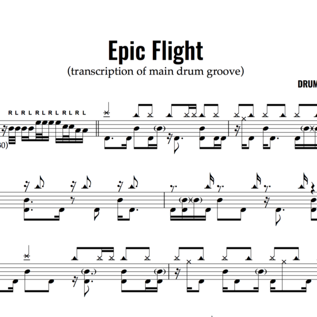 FREE drum transcriptions | DrummerMartijn